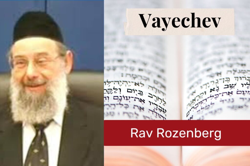 Parachat Miketz par Rav Rozenberg - Chiourim